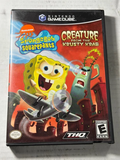 SPONGEBOB SQUAREPANTS: CREATURE From the Krusty Krab GameCube Complete ...