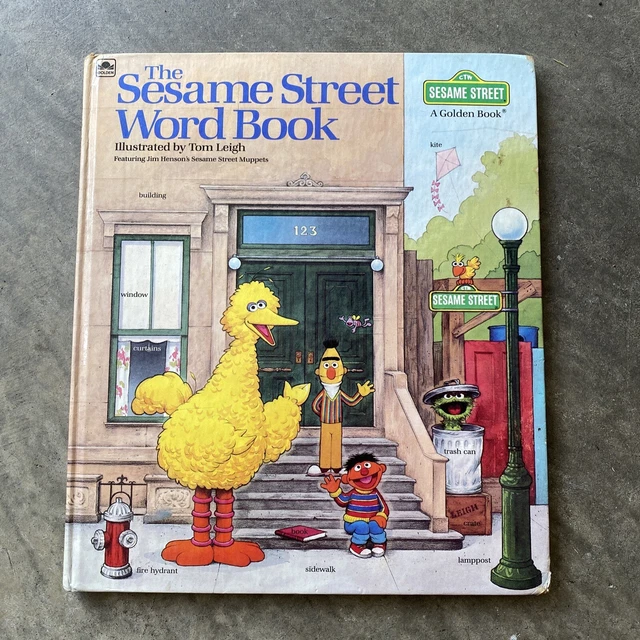 VTG THE SESAME Street Word Golden Book By Tom leigh 1983 Muppets Nice ...