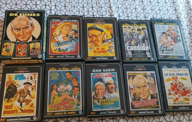 LOT DVD RENÉ Chateau Louis De Funès.1 Coffret Et 9 Dvd EUR 50,00 - PicClick FR