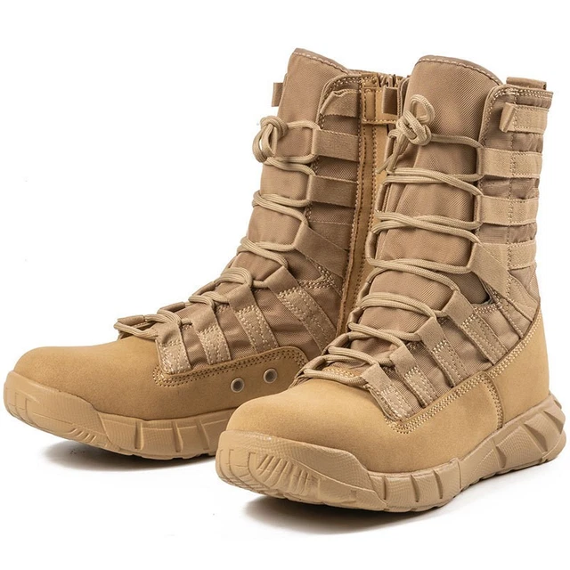 ARMY MENS MILITARY Tactical Combat Boots Outdoor Lightweight Hiking ...