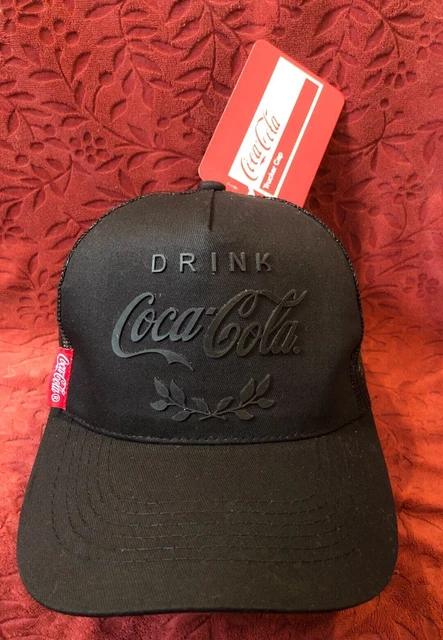 RARE BLACK COCA Cola Truckers Cap / Hat Snapback Coke New With Tags EUR ...