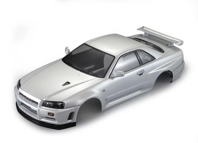 KILLER BODY RC Nissan Skyline GTR R34 - Finished Painted Body Shell 1/ ...