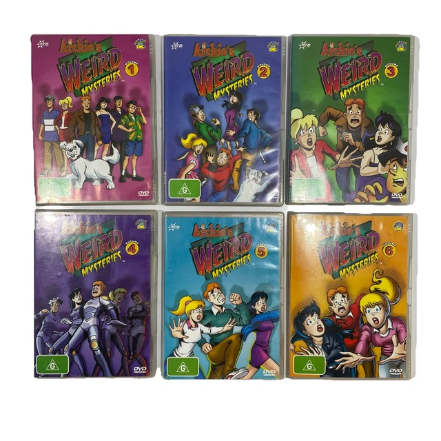 ARCHIES WEIRD MYSTERIES DVD Complete Series Volume 1 2 3 4 5 & 6 Region ...