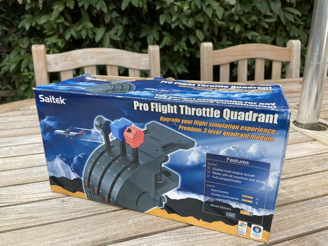 SAITEK PRO FLIGHT Throttle Quadrant for flight sim MSFS DCS etc. £0.99 ...