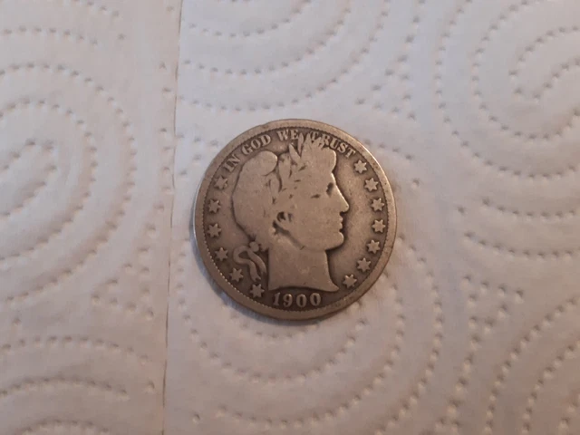 ANCIENNE PIÈCE DE monnaie Américaine de Half Dollar en argent de 1900 EUR 40,00 - PicClick FR