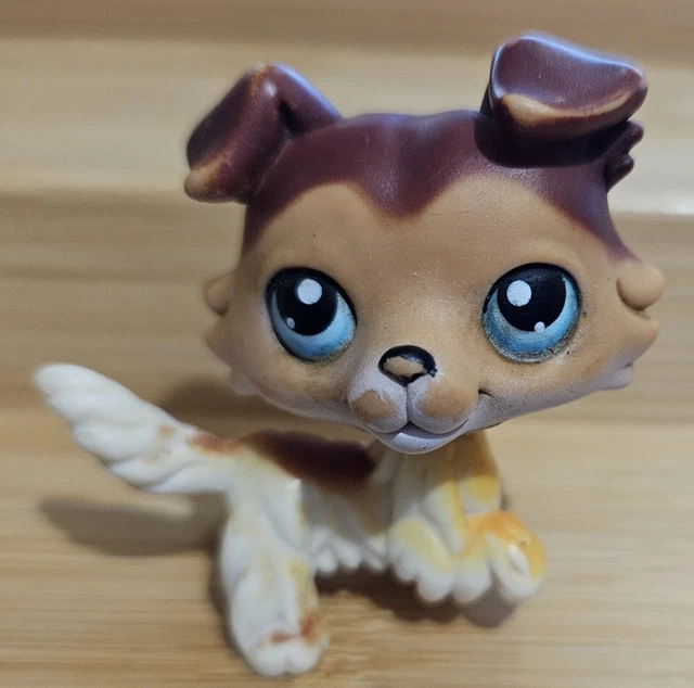LITTLEST PET SHOP LPS Sage Collie #58 Authentic Lps Puppy Dog Rare Htf ...