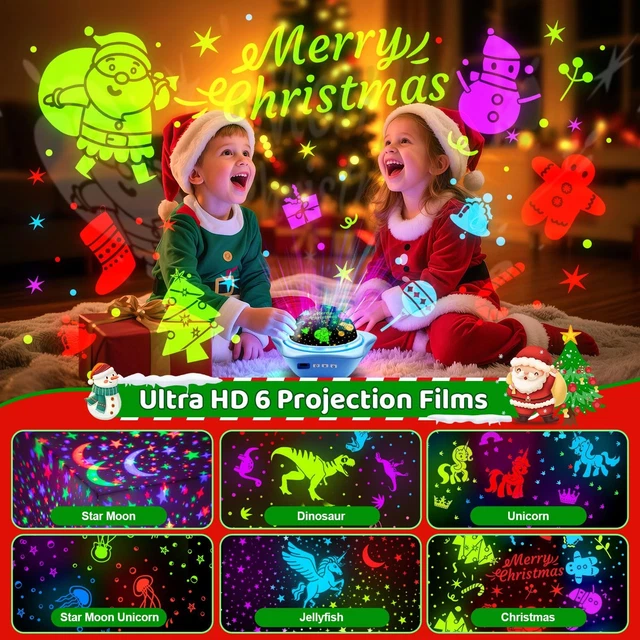 ONE FIRE NIGHT Light Kids Toys, 6 Films+78 Projection Options Star ...