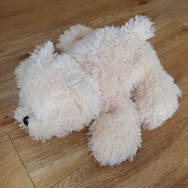 GROVE INTERNATIONAL POLAR Bear Flat Floppy Teddy Cream Soft Toy Plush ...