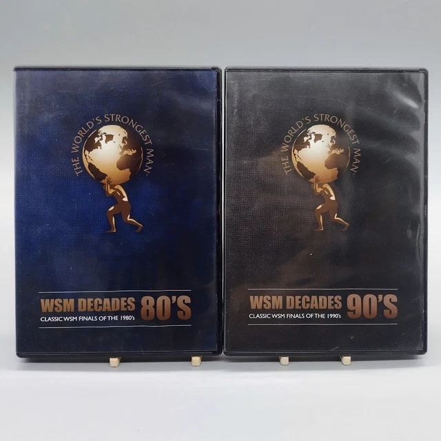 THE WORLD'S STRONGEST Man Decades DVDs 80's 90's Classic Finals WSM EUR ...