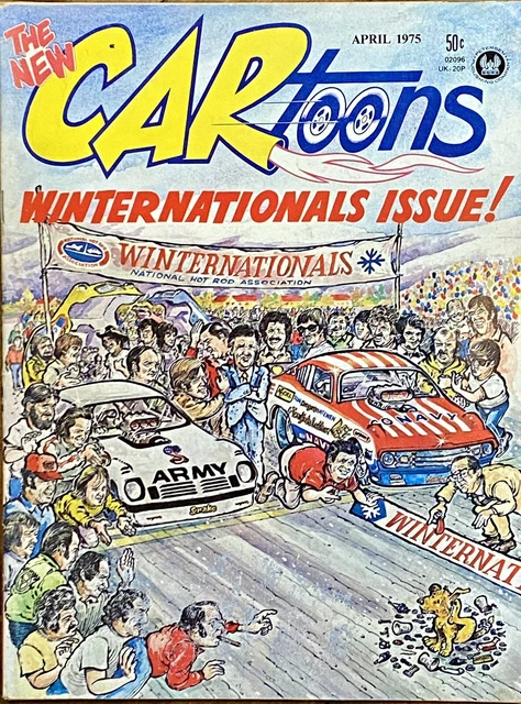 CARTOONS 1975 SNAKE Mongoose Cartoons Vintage car toons DRAGSTER RACING ...