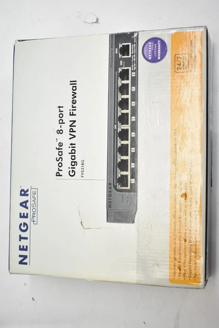 NETGEAR PROSAFE 8-PORT Gigabit VPN Business-class Firewall Model ...