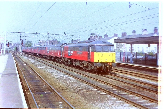 35MM RAILWAY COLOUR Negative Class 86 210 at Stafford July 95 £1.95 ...