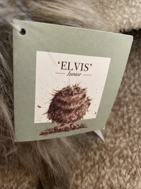WRENDALE ELVIS OWL Hannah Dale Soft Toy £21.50 - PicClick UK