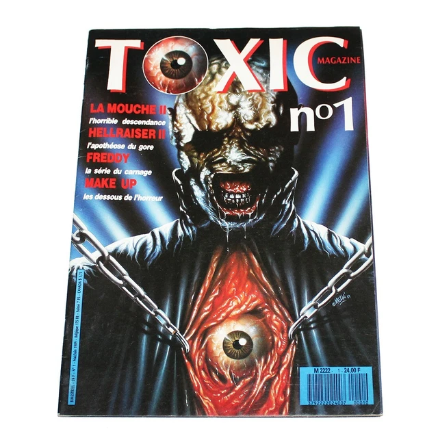 MAGAZINE / REVUE Mad Movies / Toxic numéro 1 / La Mouche II ...