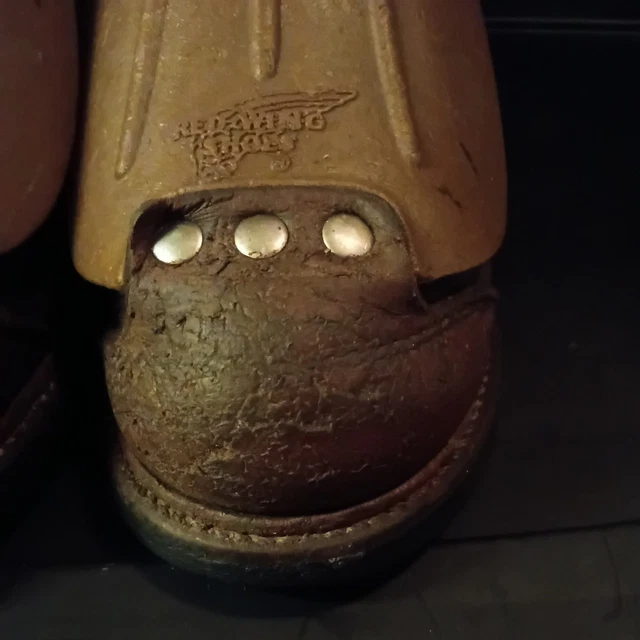 RED WING MET Guard Work Boots Men's 8 AS IS no return for any reason £ ...