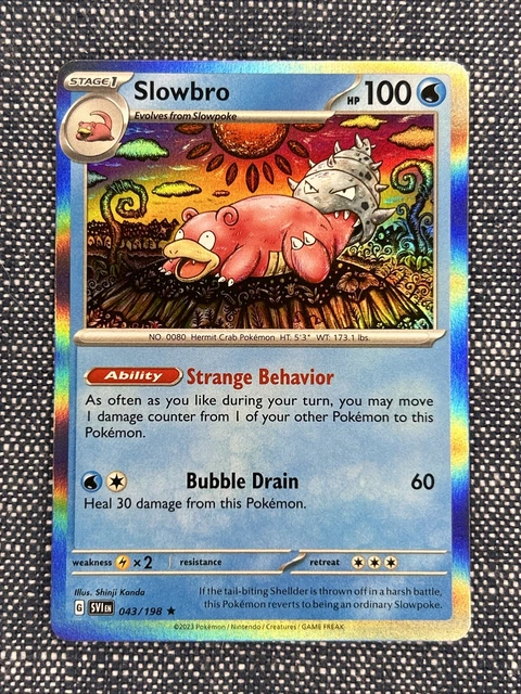 POKÉMON TCG SLOWBRO Scarlet & Violet Base Set 043/198 Holo Rare $2.50 ...