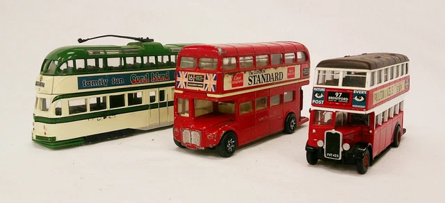 CORGI BUS COLLECTION London Route master, Bristol K Utility, Omnibus ...