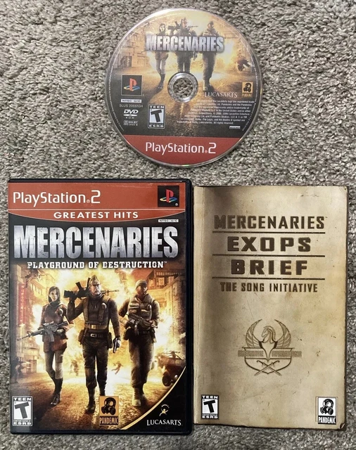 MERCENARIES: PLAYGROUND OF Destruction (Sony PlayStation 2, 2005) PS2 ...