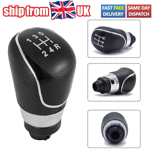 BLACK FIT FORD Fiesta Focus Monde 5 Speed Gear Lever Gear Knob MK2 MK3 ...