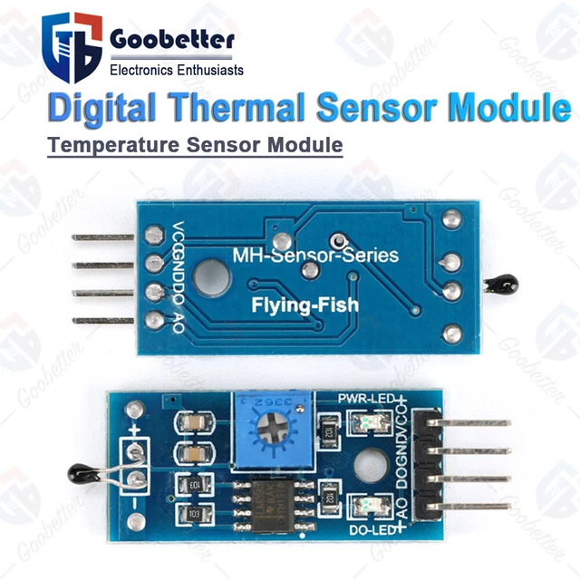 DIGITAL THERMAL SENSOR Module Temperature Sensor Module NTC 4 PIN ...