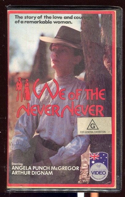 WE OF THE Never Never VHS 1980's Aussie Drama PBV Home Video PAL $10.00 ...