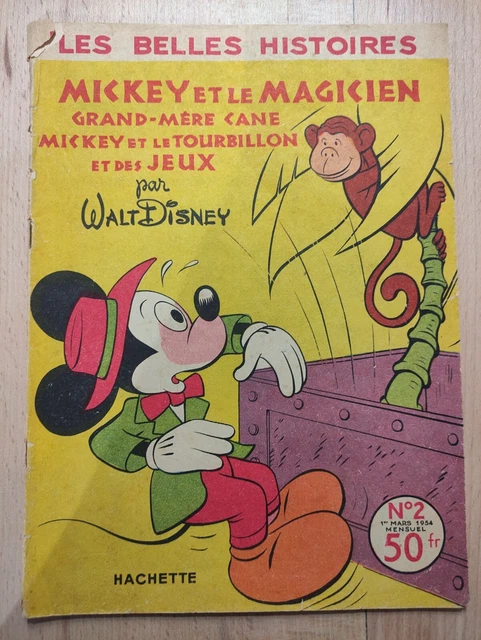 LES BELLES HISTOIRES WALT DISNEY -Série 2- n°2- MICKEY et le magicien ...
