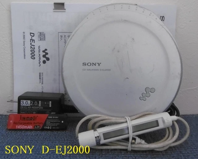 SONY CD WALKMAN Portable CD Player D-EJ2000 Operation confirmed £118.66 - PicClick UK