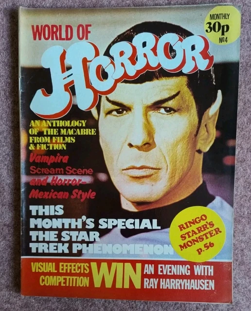 WORLD OF HORROR magazine #4 £10.00 - PicClick UK