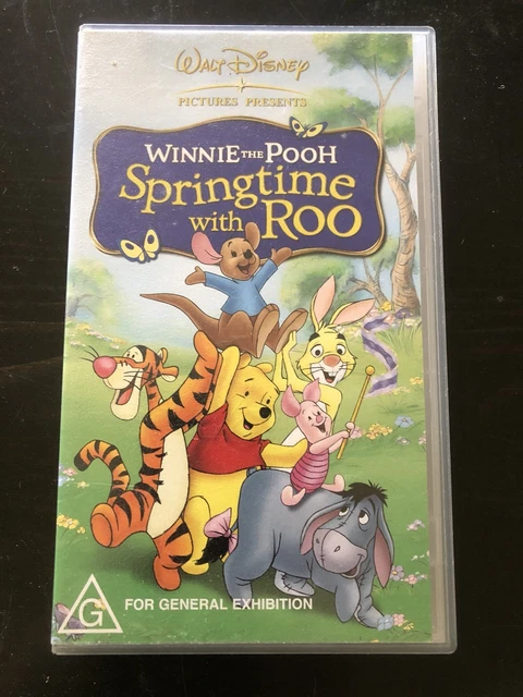 WINNIE THE POOH Springtime With Roo VHS Video Tape $13.50 - PicClick AU