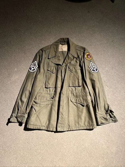 WW2 US ARMY Tank Destroyer M-1943 Field Jacket One Eye Patch Variation ...