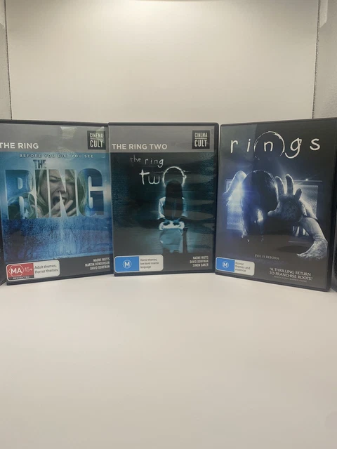 THE RING 3 Lot DVD Set (Naomi Watts, Martin Henderson) - Free Postage VGC $23.20 - PicClick AU
