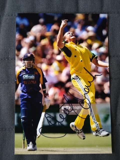 AUSTRALIA CRICKET LEGEND Stuart Clark Signed Photo EUR 3,66 - PicClick FR