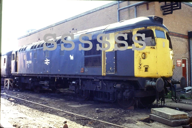 UK RAILWAYS 35MM COLOUR SLIDE (E6) 26039 at SPRINGBURN WORKS, GLASGOW ...