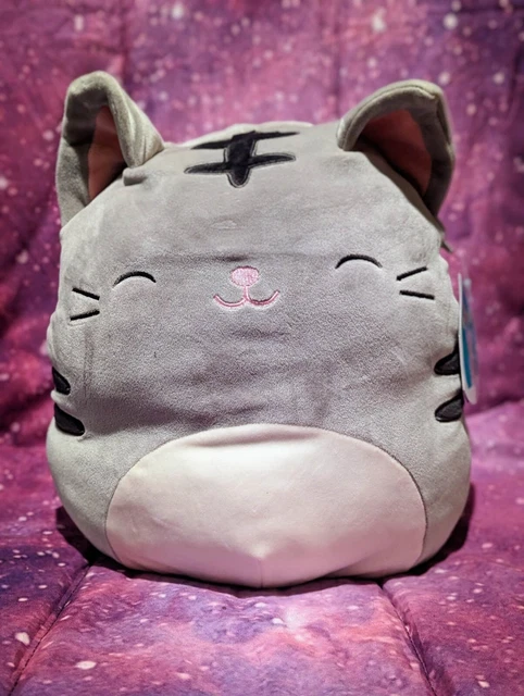SQUISHMALLOWS KELLYTOY TALLY Gray Tabby Cat 12 inch NWT plush £18.73 ...