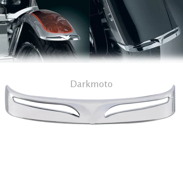 CHROME REAR FENDER Edge Trim Tip Trailing For Harley Davidson Fatboy ...