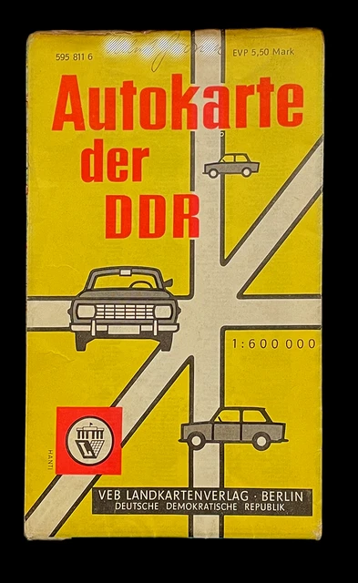 AUTOKARTE DER DDR | VEB Landkartenverlag · Berlin DDR | 1975 EUR 3,00 ...