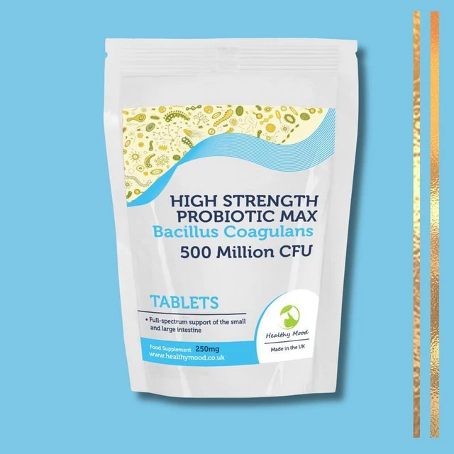 PROBIOTICS BACILLUS 90 Tablets Advanced Probiotic Formula for Gut ...