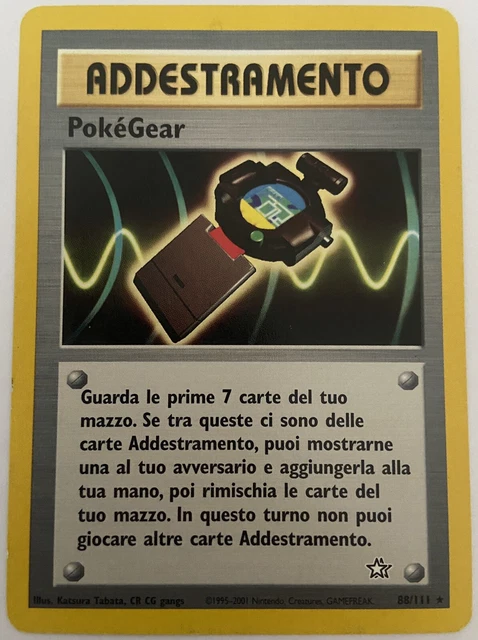 POKÉMON CARD - PokéGear Neo Genesis 88/111 EUR 6,00 - PicClick IT