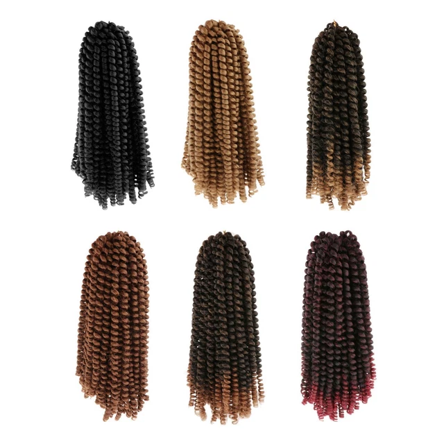 CROCHET BRAIDING 8 Inch BRaids Colors Spring Twist BRaids 30 EUR 15,89 ...