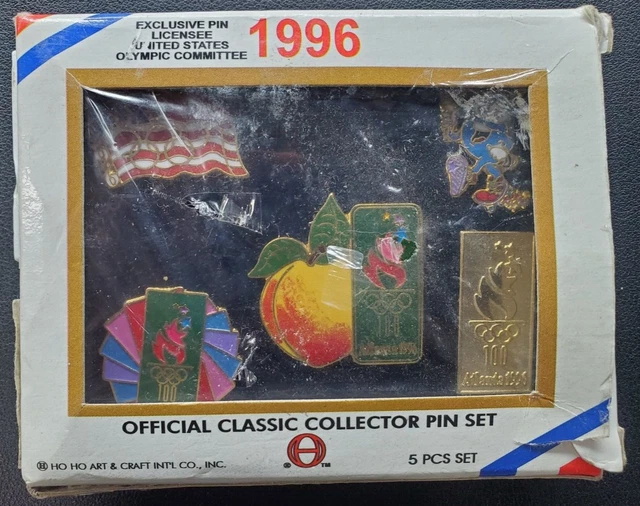 VINTAGE ATLANTA OLYMPIC Games Official Classic Collector Pin Set 1996 ...
