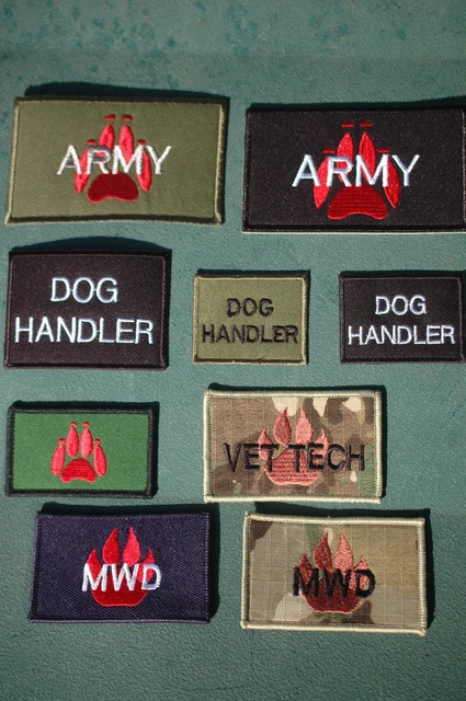 UK BRITISH ARMY - Dog Handler - Patches - 9 To chose From £2.00 ...