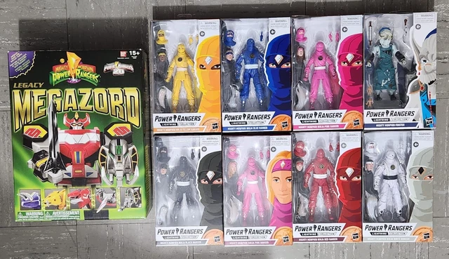 MIGHTY MORPHIN POWER Rangers Legacy Megazord Neu & Lightning Collection ...