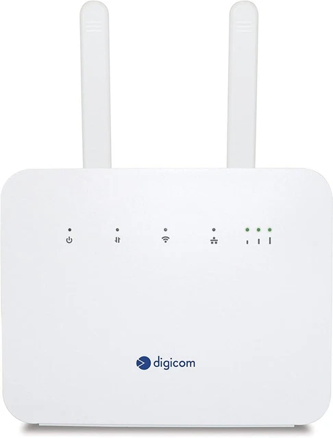 DIGICOM 4G+ LITEROUTE Plus Router 4.5G CAT6 300Mbps, WLAN AC1200 Dual ...