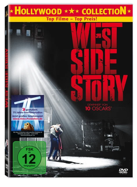 WEST SIDE STORY (DVD) Natalie Wood Richard Beymer Russ Tamblyn Robert ...