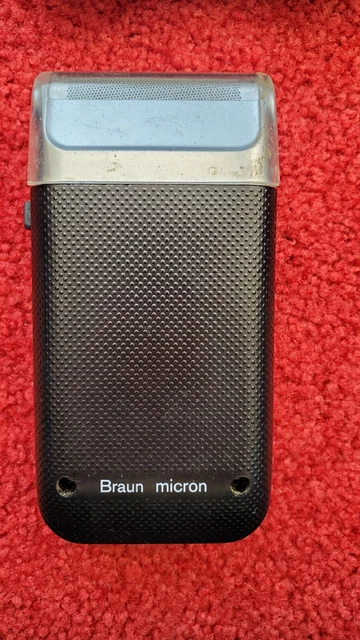 BRAUN MICRON ELEKTRORASIERER vintage komplett funktioniert Sammler EUR ...