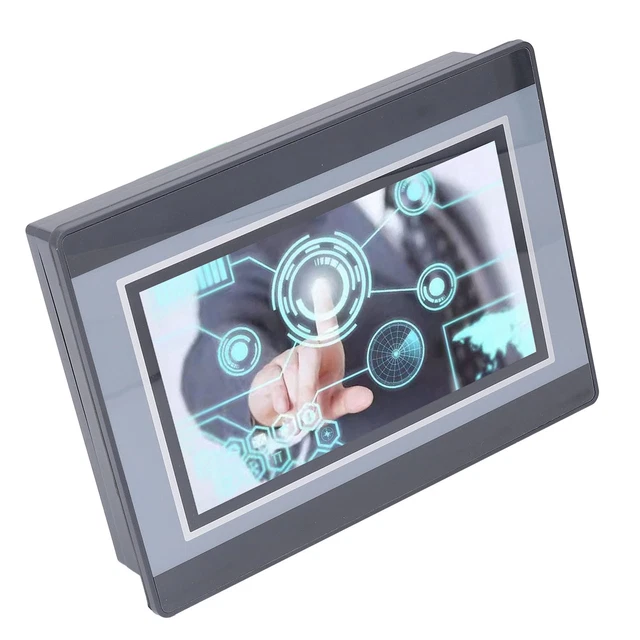 7IN PLC HMI Touchscreen 5A Programmable Logic Controller PLC Touch ...