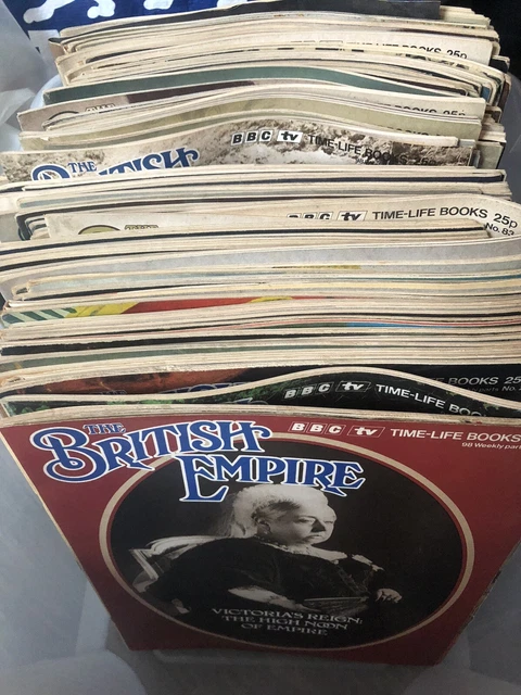 BRITISH EMPIRE TIME life books BBC TV set 1 - 98 ( 10 books missing ) £ ...