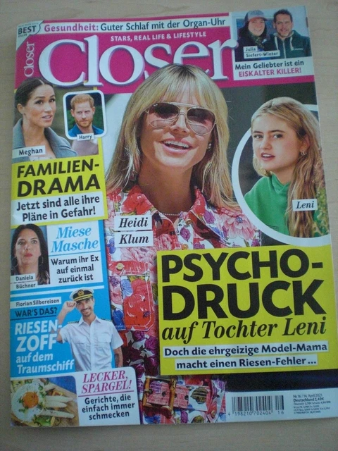 CLOSER HEIDI KLUM Britney Spears Michelle Hunziker Lady Gaga Prinz ...