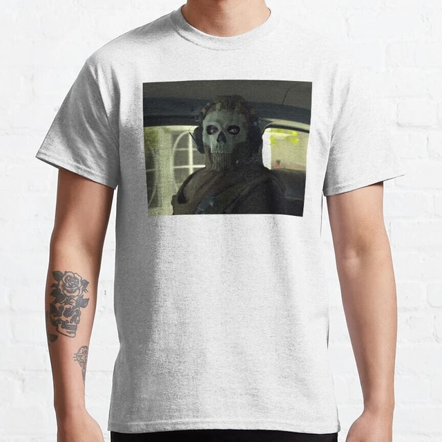 COD MW2 GHOST Staring Meme HIGH QUALITY Classic T-Shirt £6.58 - PicClick UK