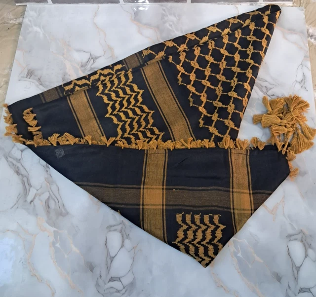 ARAB KEFFIYEH SHEMAGH All Original Palestine-like Scarf Kufiya Arafat ...